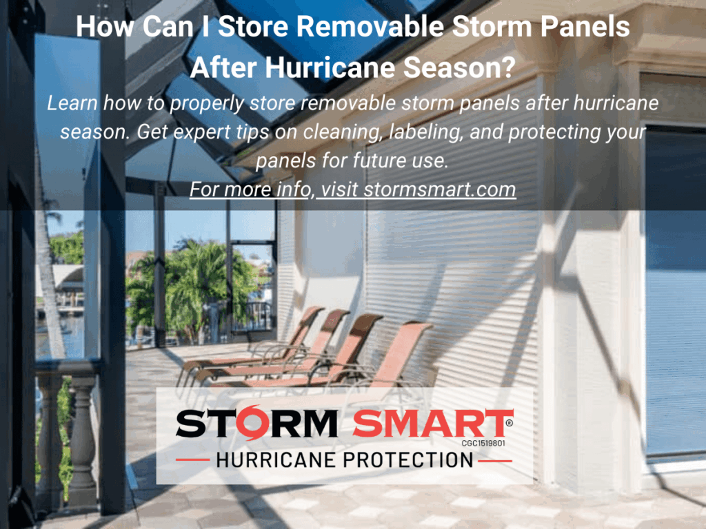 How Can I Store Removable Storm Panels After Hurricane Season? - Storm ...