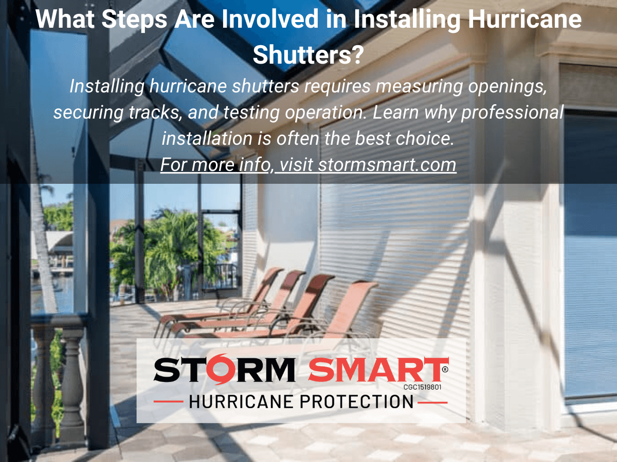 What Steps Are Involved in Installing Hurricane Shutters? - Storm Smart