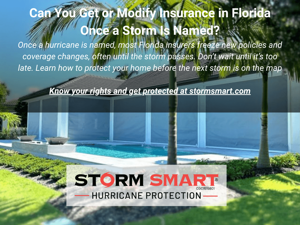 Can You Get or Modify Insurance in Florida Once a Storm Is Named ...